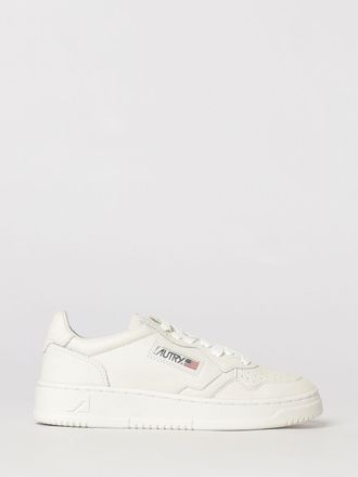 Autry Medalist Low Bicolor-Ledersneaker mit perforierter Spitze