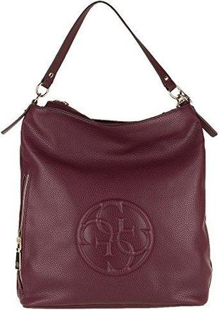 Guess Guess Korry Crush Bucket, Sacs à Main Femme, Violet (Bordeaux), Taille Unique