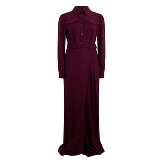 Alberta Ferretti Langes Kleid - - Dresses - Damen - Braun - S