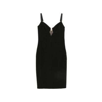 Elisabetta Franchi Damen, Kleider, Schwarzk, XLGr&ouml;&szlig;e