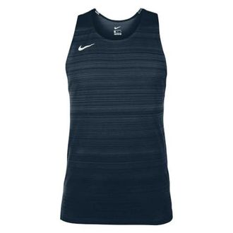 Nike Mens Stock Dry Miler Singlet NT0300-451, Bleu Marine, Medium, Homme