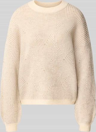 Pieces Pullover mit plastischer Strickstruktur