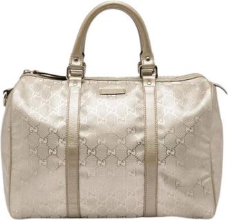 Gucci Sac Boston Pre-owned - Femme - Pre-owned - Beige - Taille: ONE Size