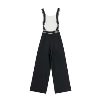 Karl Lagerfeld Femme, Combinaisons et Ensembles, Noir, Taille: 40 FR Combinaison en Tricot avec Logo