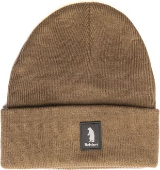 Refrigue Logo Cuffed Beanie - - Accessories - unisex - Beige - ONE SIZE