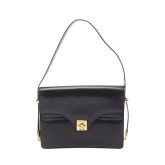 Celine Sac bandouli&egrave;re en cuir Pre-owned - Femme - Pre-owned - Noir - Taille: ONE Size