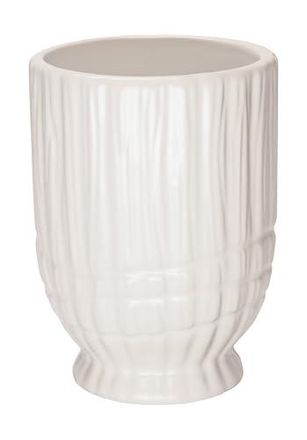 Kleine Wolke Zahnputzbecher Concha, Accessoires, Farbe Wei&szlig;, Material: Steinzeug