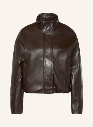 s.Oliver S.Oliver Jacke In Lederoptik braun