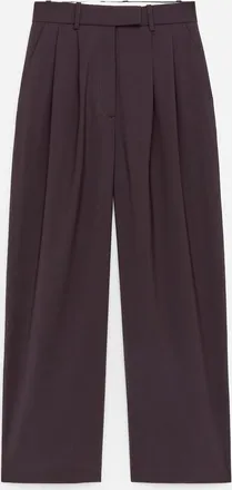 Arket Elegante Weite Hose -Braun