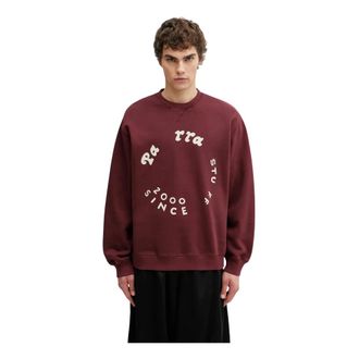 by Parra Gasoline Rundhals-Sweatshirt - - Sweatshirts & Hoodies - Herren - Rot - L