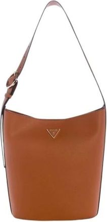 Guess Femme, Sacs, Brun, Taille: ONE Size Meridian II Bucket Bag Set