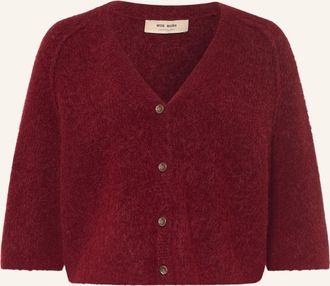 Mos Mosh Mos Mosh Strickjacke Mmthora Lizet Mit Alpaka rot
