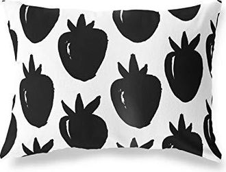 Bonamaison Le Jardin du Lin Kissen Zierkissenbezug Zufälliges Muster Kissenbezug, Weich Bequem, Für Zuhause Autos Büro Sofa Wohnzimmer Couch Schlafzimmer Dekor, 