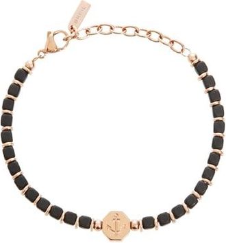 Breil Bracelet MAST en acier pour homme, Eine Grösse, Acier inoxydable, Hématite