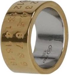 Maison Margiela Bague Diamant Num&eacute;rique - unisex - Accessoires - Jaune - Taille: 46 MM