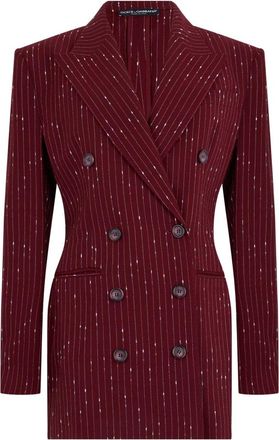 Dolce & Gabbana Femme, Vestes, Rouge, Taille: 38 FR Vestes