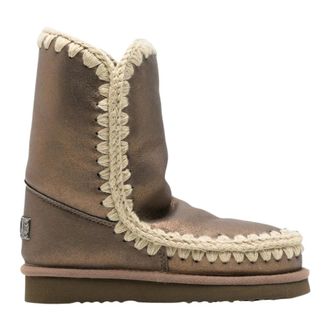 Mou Mou Bottes - Femme - Chaussures - Brun - Taille: 39 EU