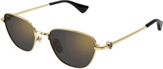 Cartier Authentische Brille mit Premium-Qualit&auml;t - - Accessories - unisex - Gelb - 53 MM