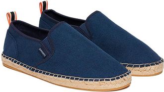 Superdry Herren Canvas Espadrille Hiking Shoe, Finster Marineblau, 41 EU