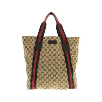 Gucci unisex, Pre-owned, Beige, Taille: ONE Size Sac cabas GG en toile Vintage Pre-owned