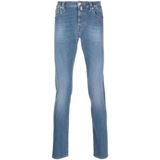 Sartoria Tramarossa Blaue Gerades Jeans Casual Stil - - Jeans - Herren - Blau - W35