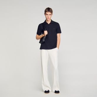 Sandro Poloshirt mit Logo