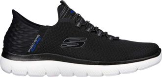 Skechers Summits - High Range Sneaker f&uuml;r Herren, Zum Reinschl&uuml;pfen (Schwarz/Wei&szlig;)