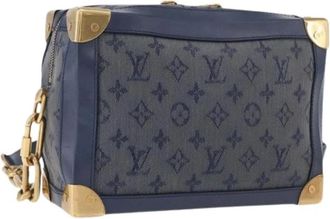Louis Vuitton Pre-owned Vintage Monogram Denim Shoulder Bag - Femme - Pre-owned - Bleu - Taille: ONE Size