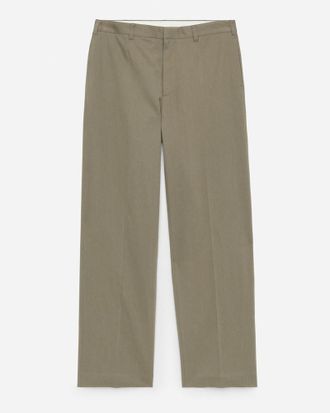 Arket Taillierte Hose Mit Weiter Passform -Gr&uuml;n