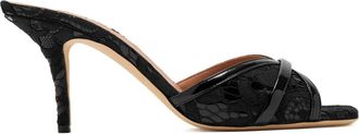 Malone Souliers Perla Sandalen mit Spitze 70mm - Schwarz