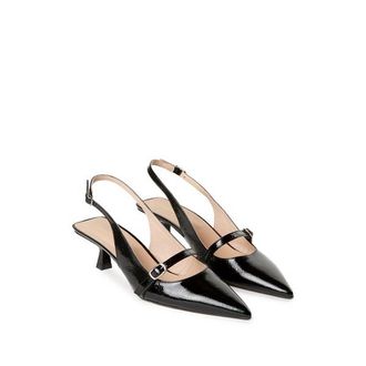 Saison 1865 Slingback en cuir Charlotte