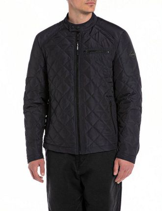Replay Steppjacke Saber Mid mit kurzem Stehkragen