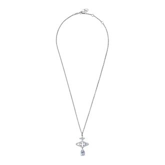 Vivienne Westwood Olympia Drop Anh&auml;nger Halskette - - Accessories - Damen - Grau - ONE SIZE