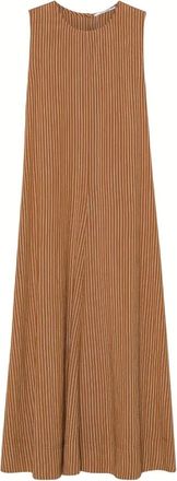 Pomandere Femme, Robes, Orange, Taille: 38 FR Long Dress