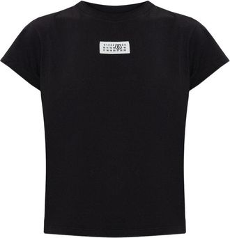 Maison Margiela T-shirt en coton avec logo Mm6 Maison Margiela
