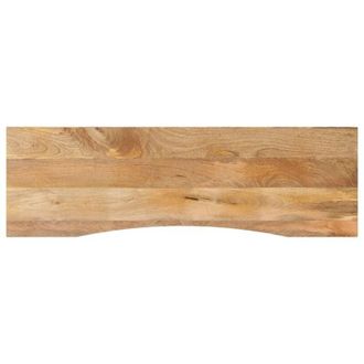 vidaXL vidaXL Schreibtischplatte mit Aussparung 160x50x2,5cm Massivholz Mango