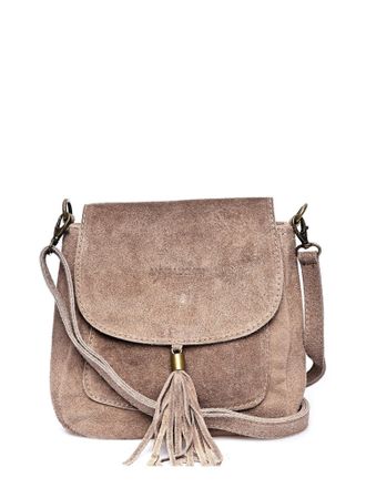 Anna Luchini Beige Rindsledertasche
