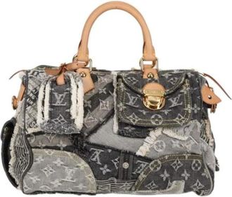 Louis Vuitton Pre-owned Denim sacs-main - Femme - Pre-owned - Gris - Taille: ONE Size