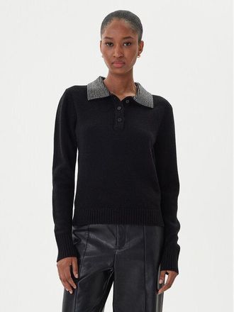ICONA Pullover RI5KT005 Schwarz Regular Fit