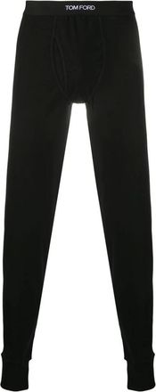 Tom Ford Homme, Pantalons, Noir, Taille: 42 FR Cotton Long Johns