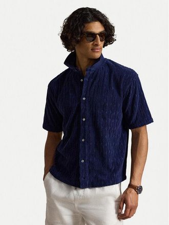 Polo Ralph Lauren Hemd 710B19621001 Dunkelblau Regular Fit