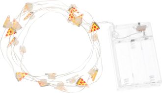 OSALADI 1 Stück Lichterkette Licht Post LED LED Lichterketten Innen Krippe Kreative Pizza Gelb Kaktus Beleuchtung Kunststoff