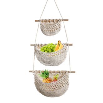 Generic H&auml;ngeaufbewahrungstaschen, Wand-Organizer &uuml;ber der T&uuml;r | Wand-Organizer-Korb - Praktische h&auml;ngende Aufbewahrungstasche an der Wand mit 3 Schichten f&uuml;r