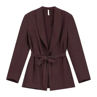 Imperial Schalkragen-Blazer - - Jackets - Damen - Lila - M