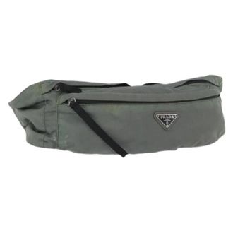 Prada Pre-owned Nylon Body Bag - - Pre-owned - Damen - Gr&uuml;n - ONE SIZE