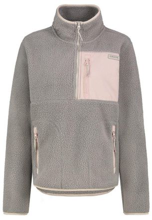 Sublevel Fleecejacke Damen Teddyfleece Kuschelig &Uuml;bergangsjacke Jacke Outdoor Jacke Stehkragen, Kapuze, flauschig, kuschelig, warm, Outdoor