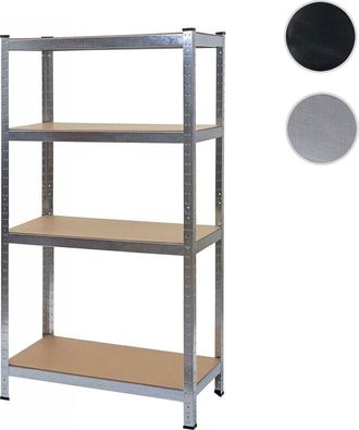 Mendler Mendler - tag&egrave;re pour charges lourdes HWC-D67, &eacute;tag&egrave;re datelier, 160x80x40cm, chargement 320kg - zingu&eacute;