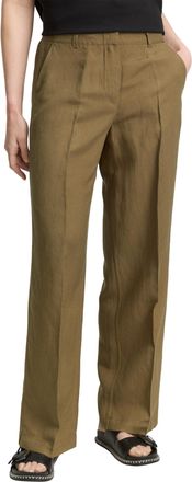 Tom Tailor Damen 1045768 Lea Wide Hose, 15664-Nutria Olive, 32W / 30L