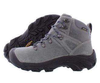Keen Mens Pyrenees mid Height Waterproof Hiking Boots, Drizzle/Black Iris, 44.5 EU