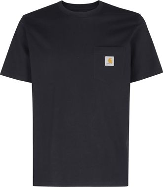 Carhartt Work in Progress Homme, Tops, Bleu, Taille: S S/S Pocket T-Shirt